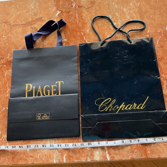 Piaget | Accessories | Piaget Chopard Original Shopping Bags | Poshmark